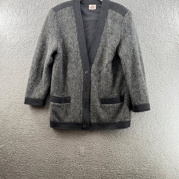 Bleyle | Sweaters | Vintage Bleyle Boyfriend Style Cardigan Jacket Gray ...